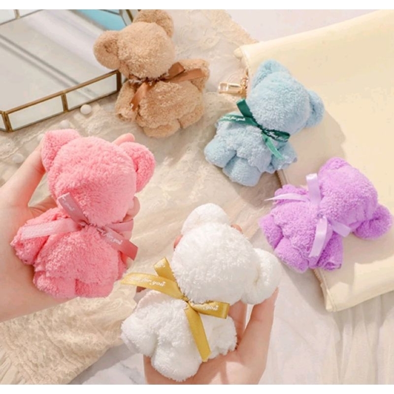 Jual Handuk Mini/ Saputangan Teddy Bear | Shopee Indonesia