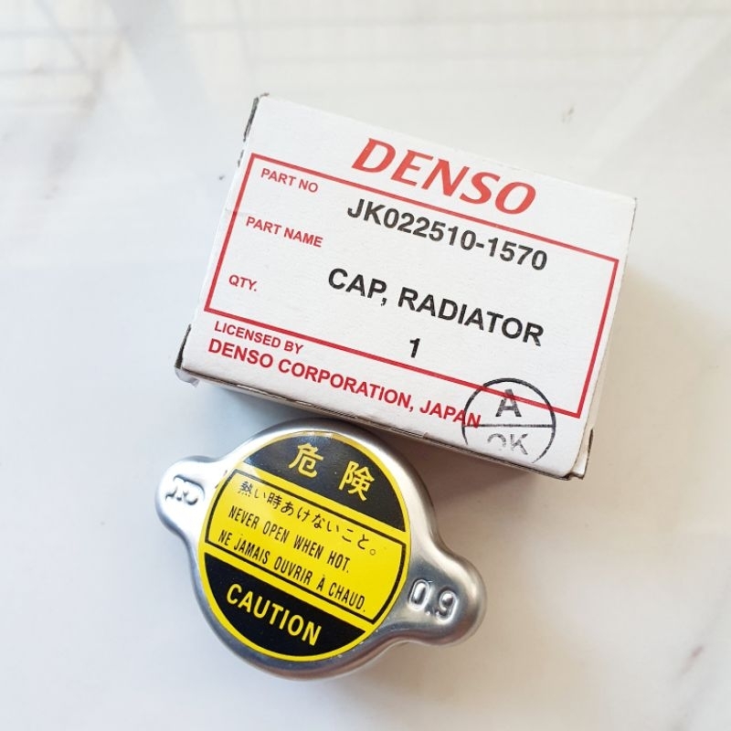 Jual DENSO TUTUP CAP RADIATOR ATAS 0.9 KECIL PANTHER KIJANG | Shopee ...