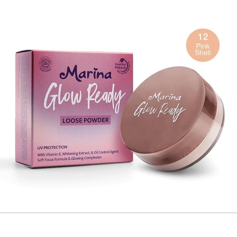 Jual MARINA GLOW READY LOOSE POWDER | Shopee Indonesia