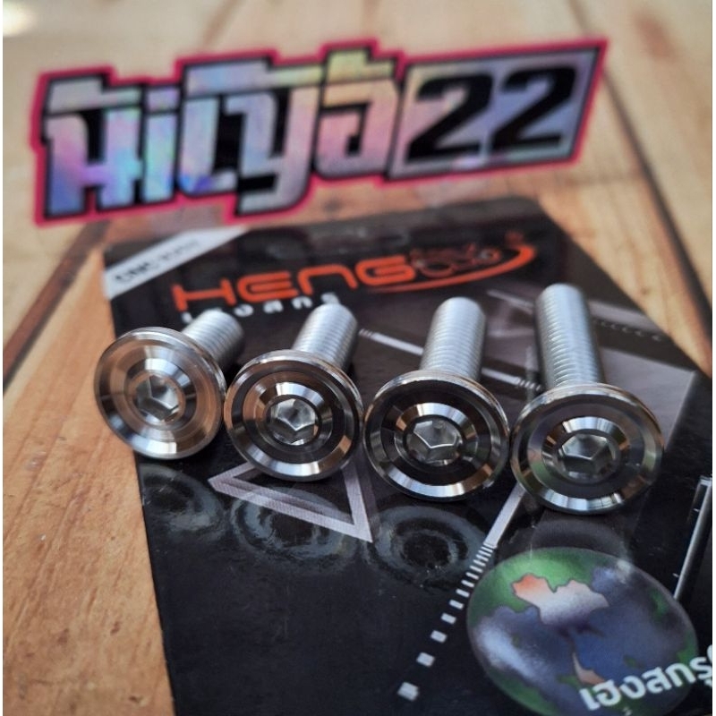 Jual baut 12 M8 probolt disk model cnc AA slim stainless matte original Heng Thailand baut ...