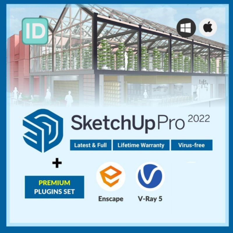 Jual Sketchup Pro 2022 Full Packed Full Bundle | Shopee Indonesia