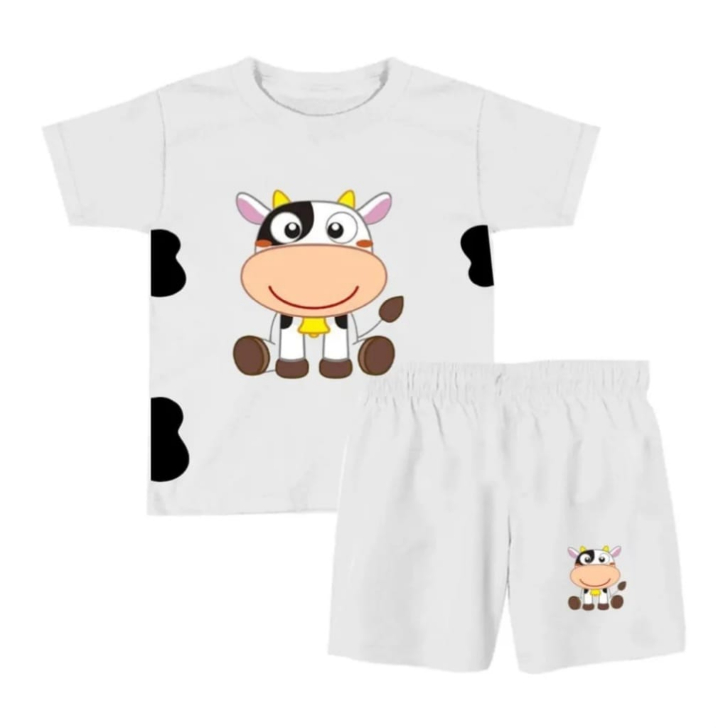 Jual PROMO SETELAN ANAK MOTIF SAPI/ SET BUBU ANAK MOTIF SAPI READY DARI ...