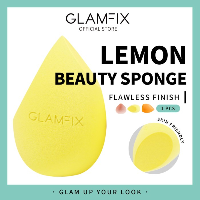 Jual Glamfix Blossom Beauty Sponge Lemon | Shopee Indonesia