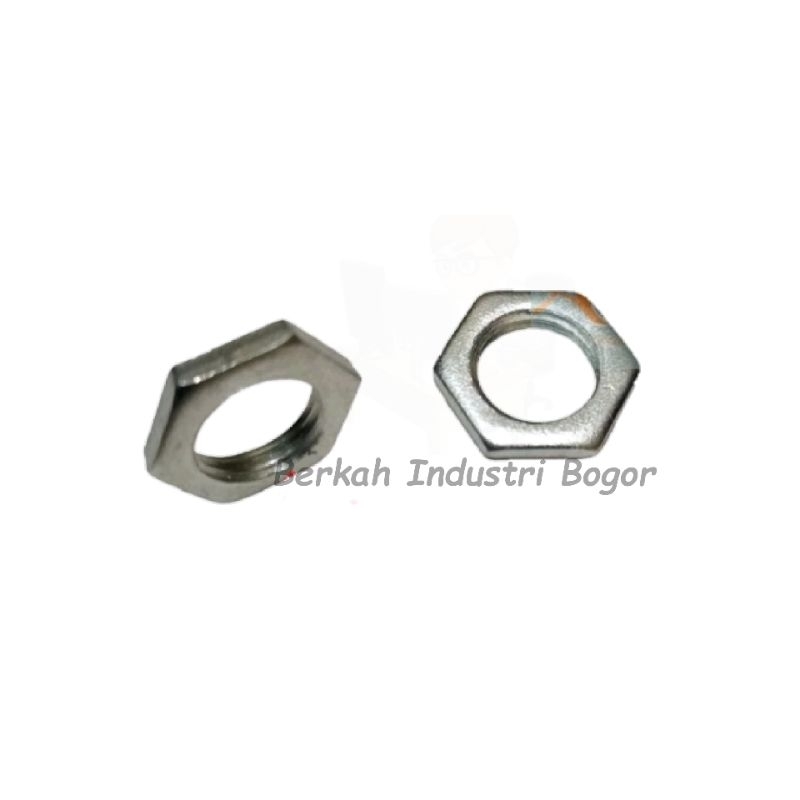 Jual mur nut hex segi enam tipis besi | Shopee Indonesia