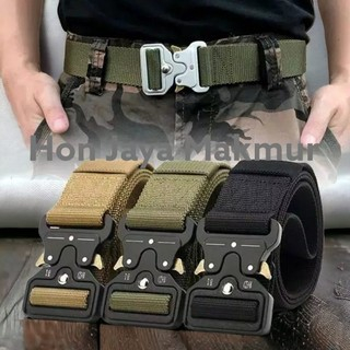 Jual Ikat Pinggang Pria/Gesper Military Tactical/Sabuk Metal Polyester Canvas/Sabuk Tentara ...