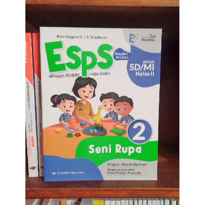 Jual BUKU ESPS SENI RUPA KELAS 2 SD ERLANGGA KURIKULUM MERDEKA | Shopee Indonesia