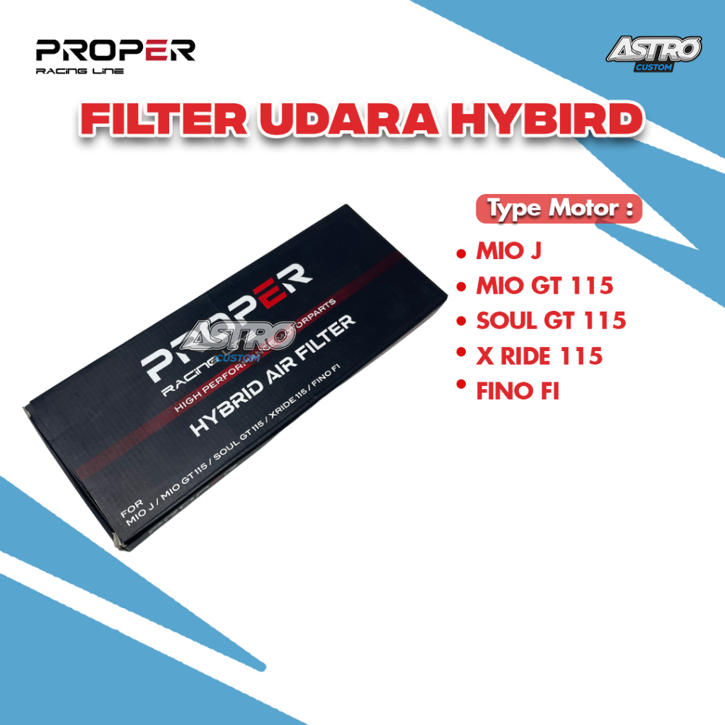 Jual Filter Udara Proper Mio J Mio GT Mio Soul GT X Ride Fino 115 ...