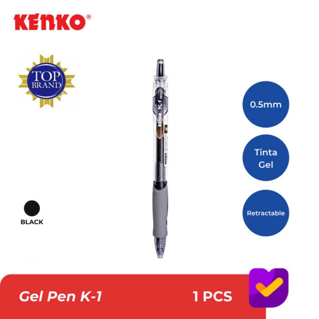 Jual Kenko Ballpoint / Pulpen / Gel Pen 0,5 mm K1 | Shopee Indonesia