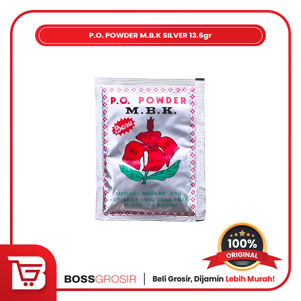 Jual Bedak MBK Powder Silver 13.6gr BEDAK MBK Penghilang Bau Badan ...