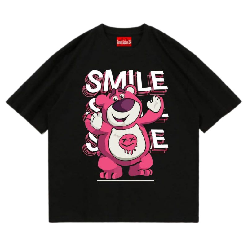 Jual T-SHIRT Lotso smile toy story / kaos lotso keep smile baju toy ...