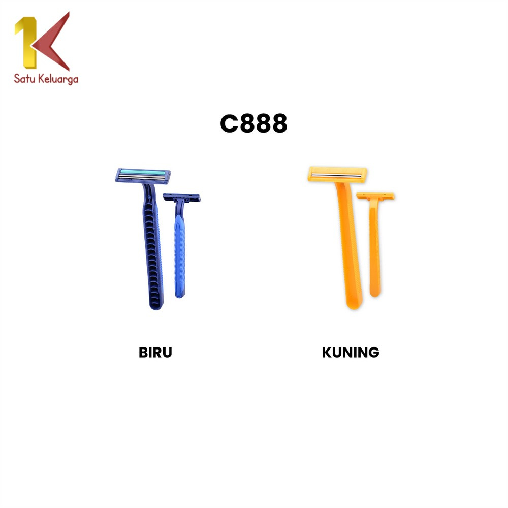 Jual Satu Keluarga Alat Cukur Kumis dan Jenggot 2 Mata Pisau C888 ...