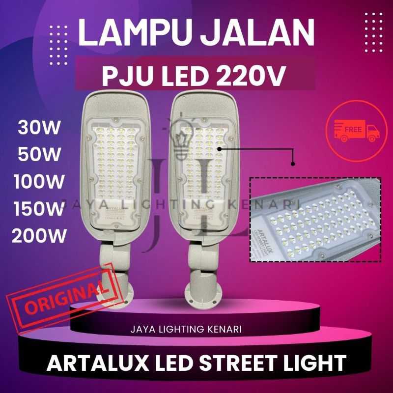 Jual LAMPU JALAN PJU LED 30W 50W 100W 150W 200W WATT SUPER BRIGHT PJU ...