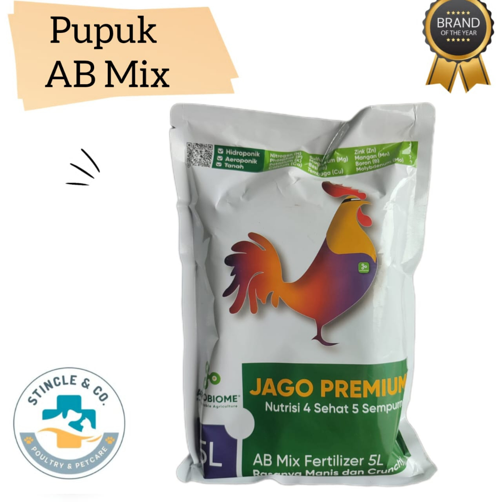 Jual Pupuk AB Mix JAGO Nutrisi Komplit Untuk Tanaman Perkebunan Sayuran ...