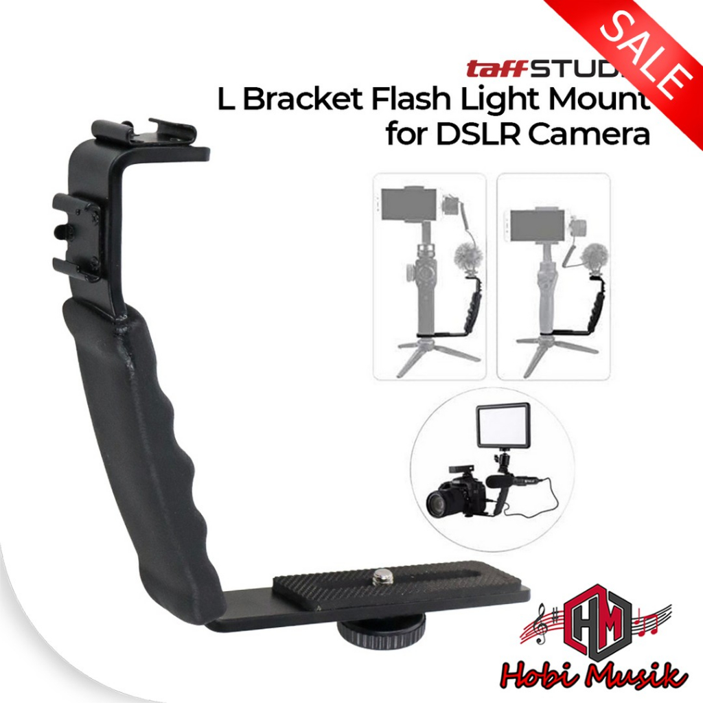 Jual L Bracket Flash Light Mount for DSLR Camera | Shopee Indonesia