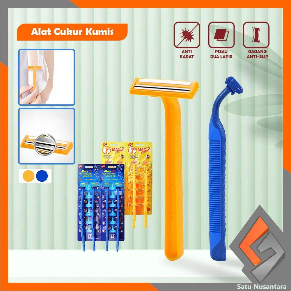 Jual SN-C888 Alat Cukur Kumis dan Jenggot 2 Mata Pisau Cukuran Bulu ...