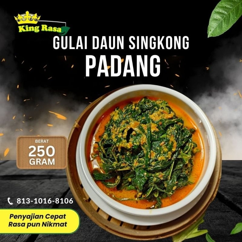 Jual Gulai Daun Singkong 250GR King Rasa Ready To Eat Gule Padang ...