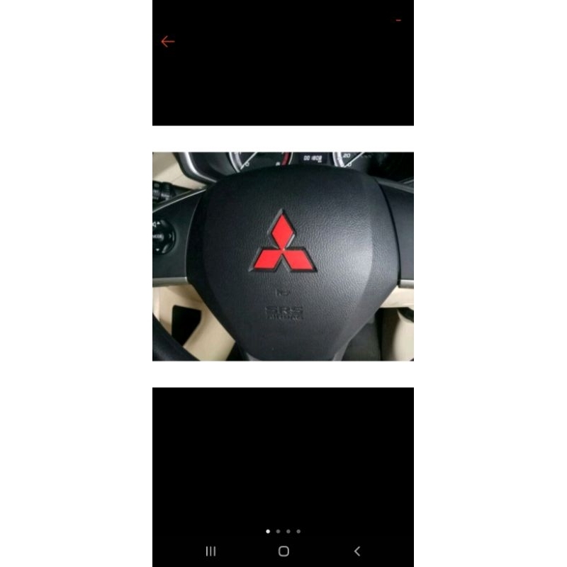 Jual Stiker Logo Stir Mobil Mitsubishi Spander Pajero | Shopee Indonesia
