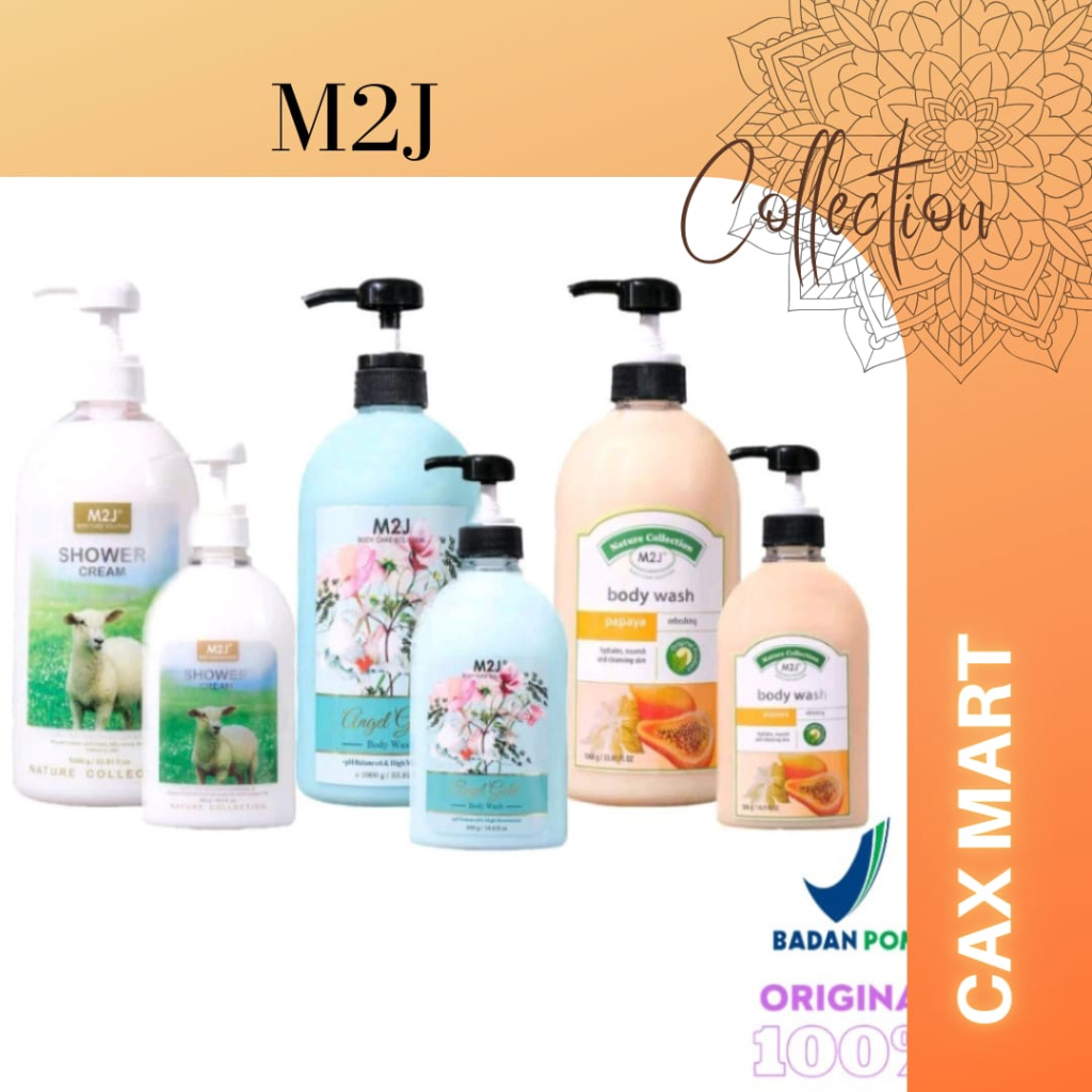 Jual M2J Body Wash | Sabun Mandi 500ml & 1000ml | Shopee Indonesia