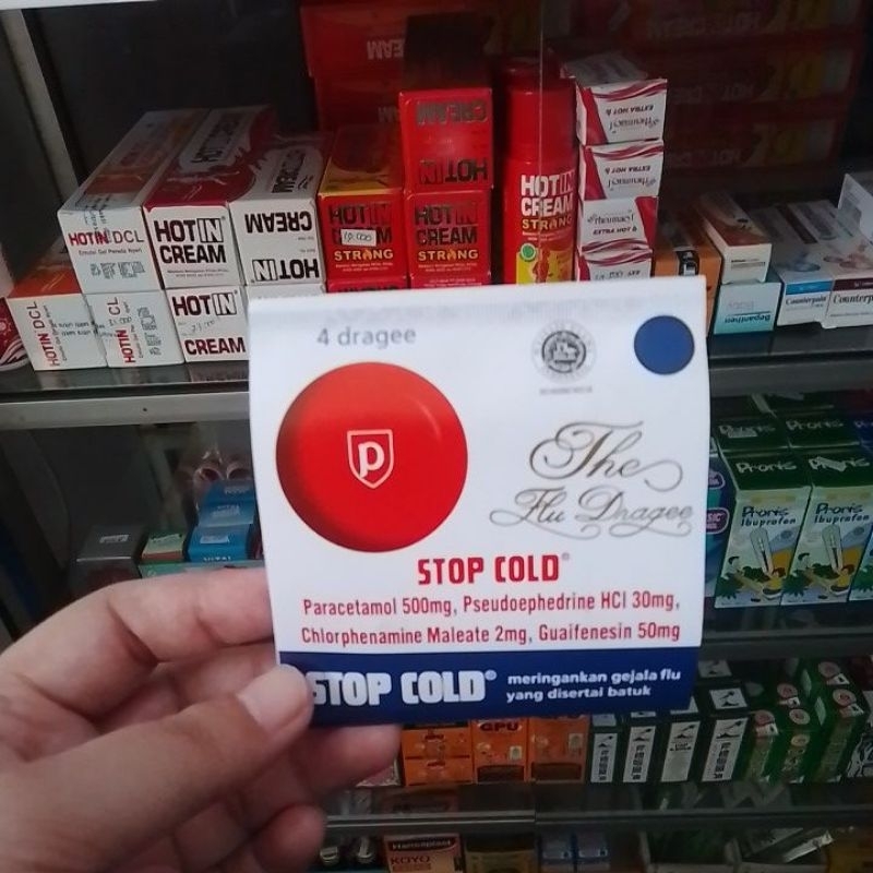 Jual stop cold obat flu batuk 1 strip isi 4 tablet | Shopee Indonesia
