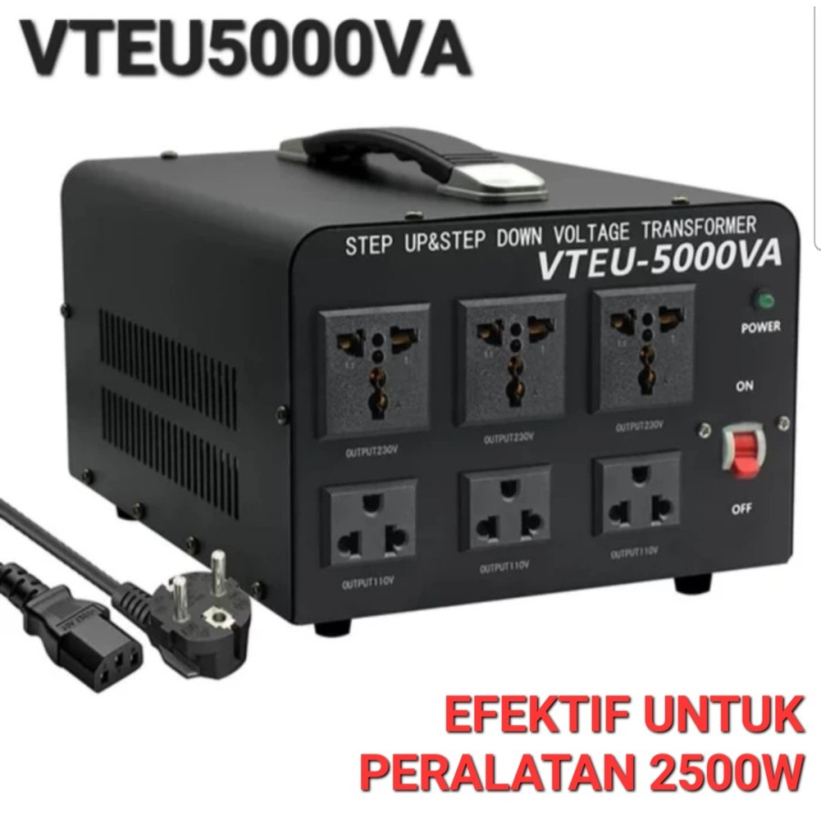 Jual LVYUAN VTEU Step Down & Step Up Transformer Trafo 110V - 220V ...