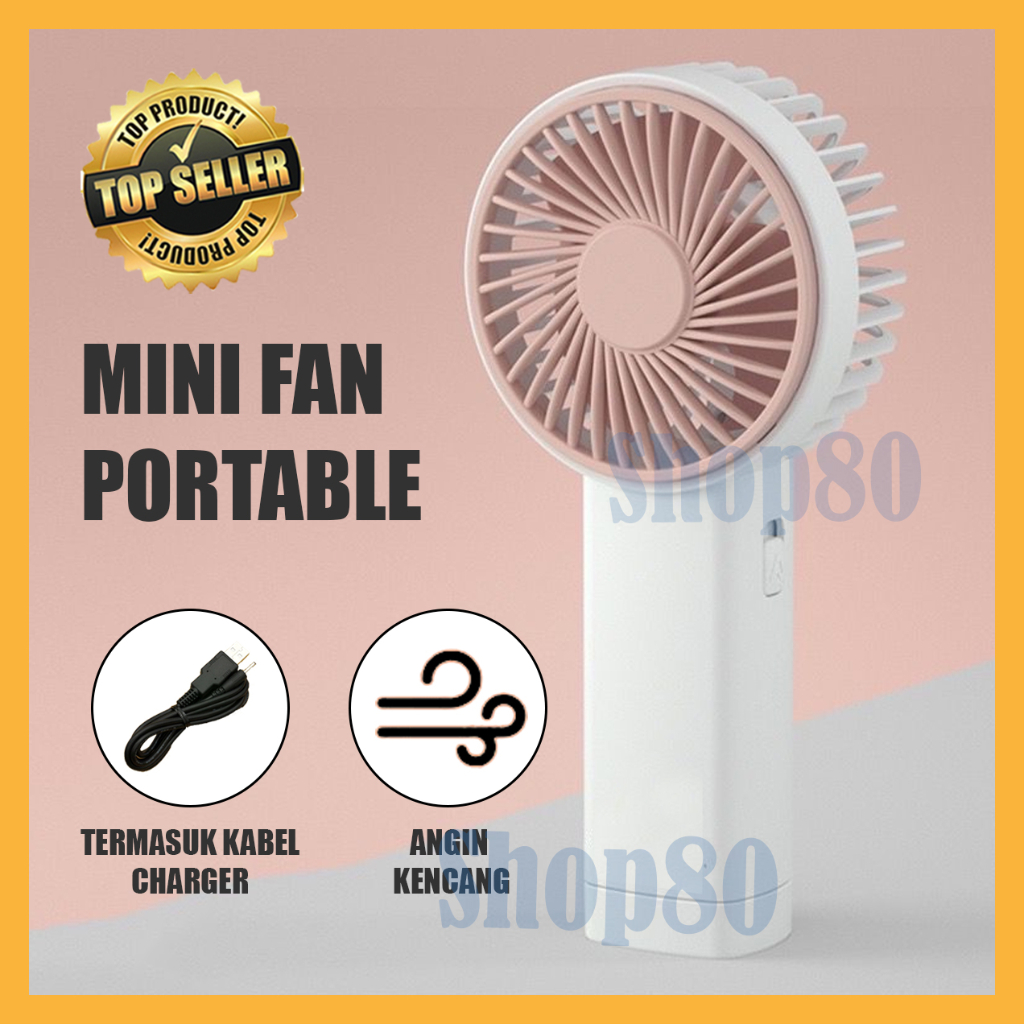 Jual Kipas Angin Mini Portable USB Kipas Angin Genggam Mini Fan ...