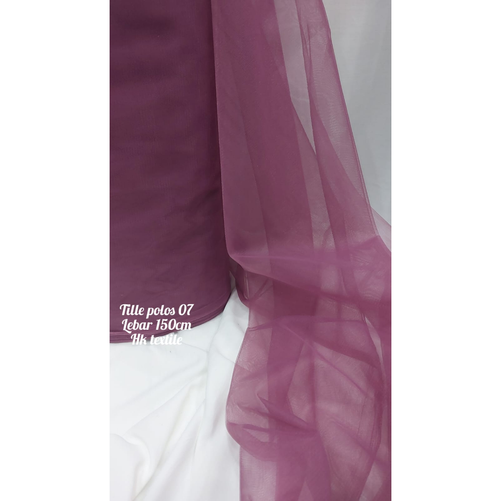 Jual Kain Tile Tille Polos / Soft Tulle | Shopee Indonesia