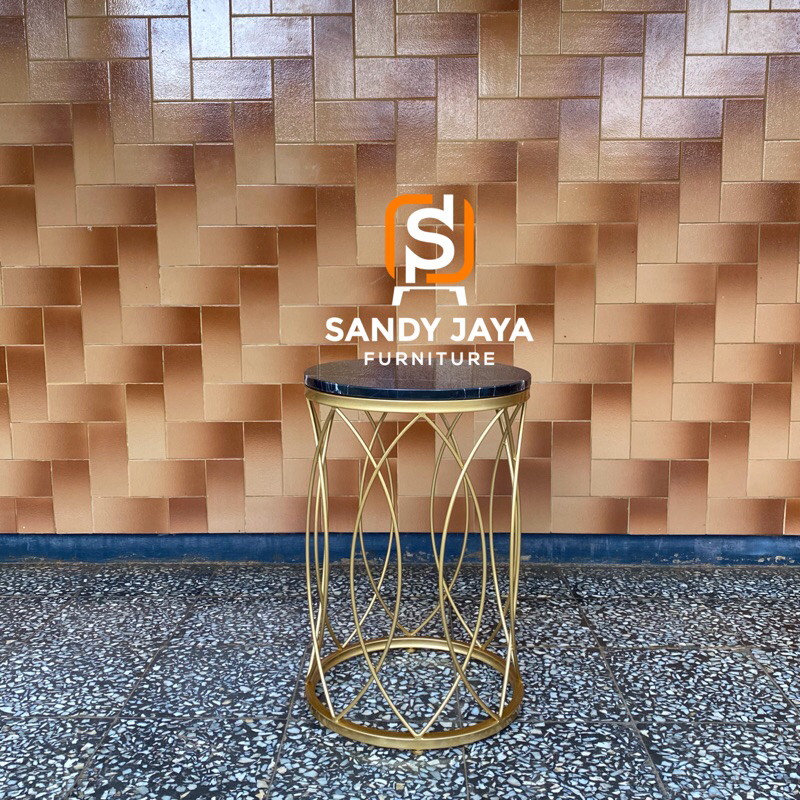 Jual meja sudut marmer hitam neromarquina, meja pojok marmer, meja tamu ...