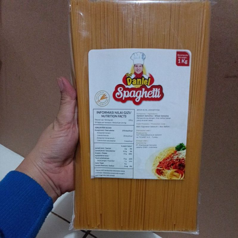 Jual Spaghetti Chef Daniel 1kg | Shopee Indonesia