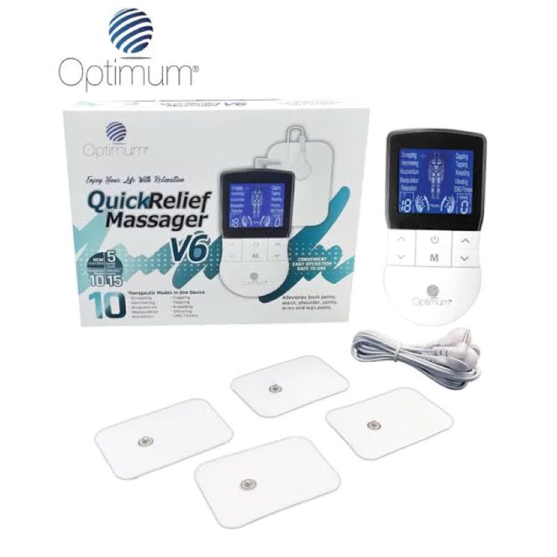Jual Optimum QuickRelief Massager V6 | Fisioterapi | Shopee Indonesia