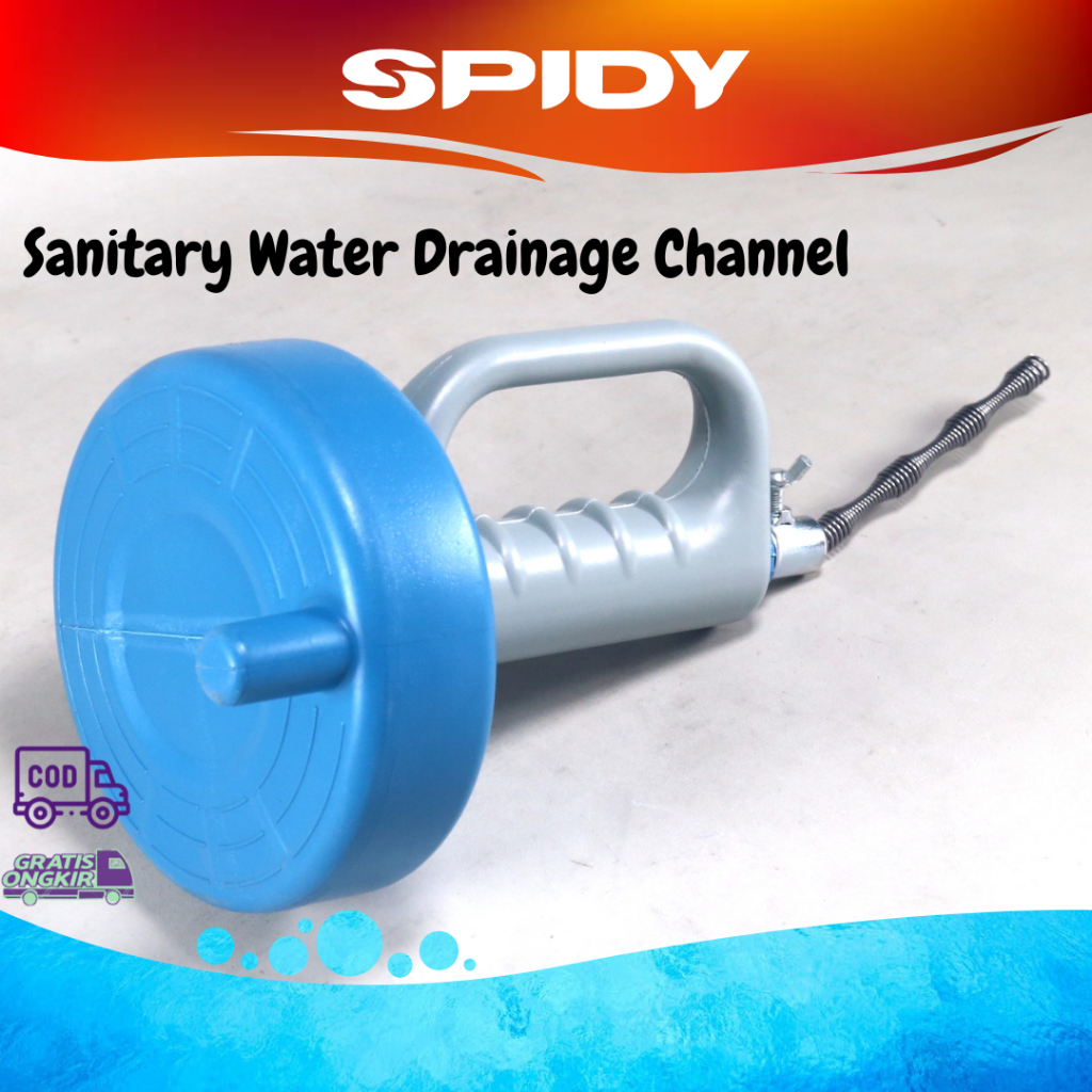 Jual Spidy Kawat Sling Wire Pipe Cleaner Pembersih Saluran Pipa Air Tersumbat Mampet Anti Sumbat ...