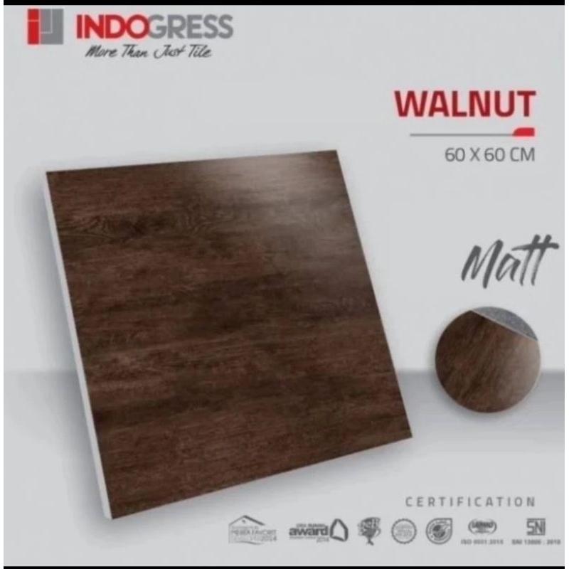 Jual Granite lantai 60x60 Walnut / matt / indogress | Shopee Indonesia