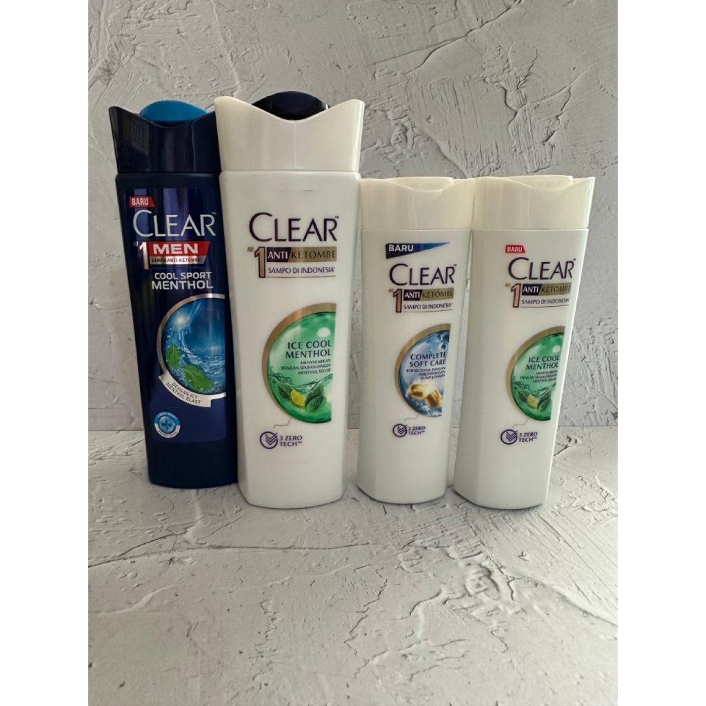 Jual Clear Anti Dandruff Ice Cool Menthol | Anti Ketombe | Clear Men ...