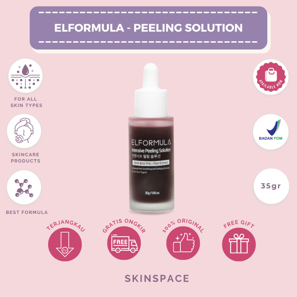 Jual ELFORMULA Intensive Peeling Solution / Serum Exfoliasi Wajah ...