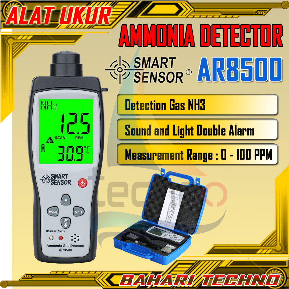 Jual Ammonia Gas Detector Smart Sensor AR8500 NH3 Amonia AR 8500 detektor udara AR-8500 | Shopee ...