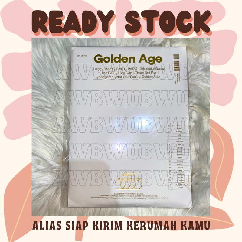 Jual [BACA DESKRIPSI] ALBUM NCT 2023 GOLDEN AGE - COLLECTING VER TANPA POB | Shopee Indonesia
