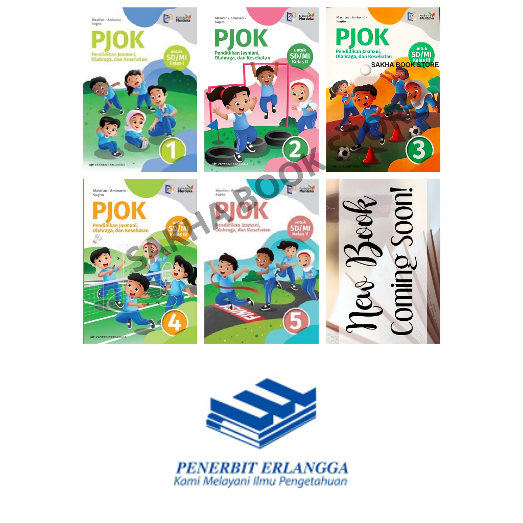 Jual BUKU PJOK PENJASORKES PENJASKES SD KELAS 1 2 3 4 5 6 MERDEKA ...