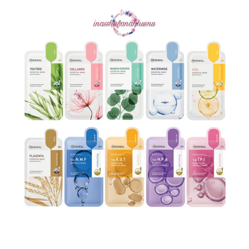 Jual (BPOM) ExpDate: 2026/2027 - Mediheal Ampoule and Essential Mask ...