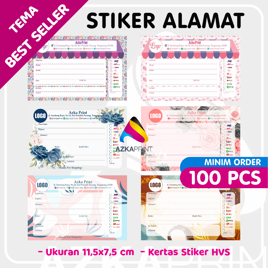 Jual STIKER LABEL PENGIRIMAN - STIKER PENGIRIMAN - LABEL PENGIRIMAN ...