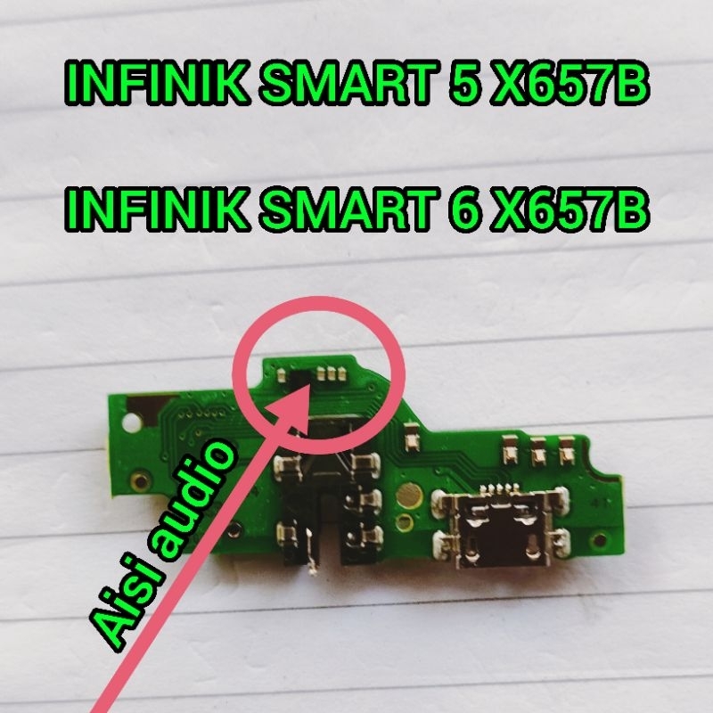 Jual Konektor Cas Papan Konektor Cas Mic Aisi Audio Infinik Smart 6 X657B Smart 5 X657B | Shopee ...