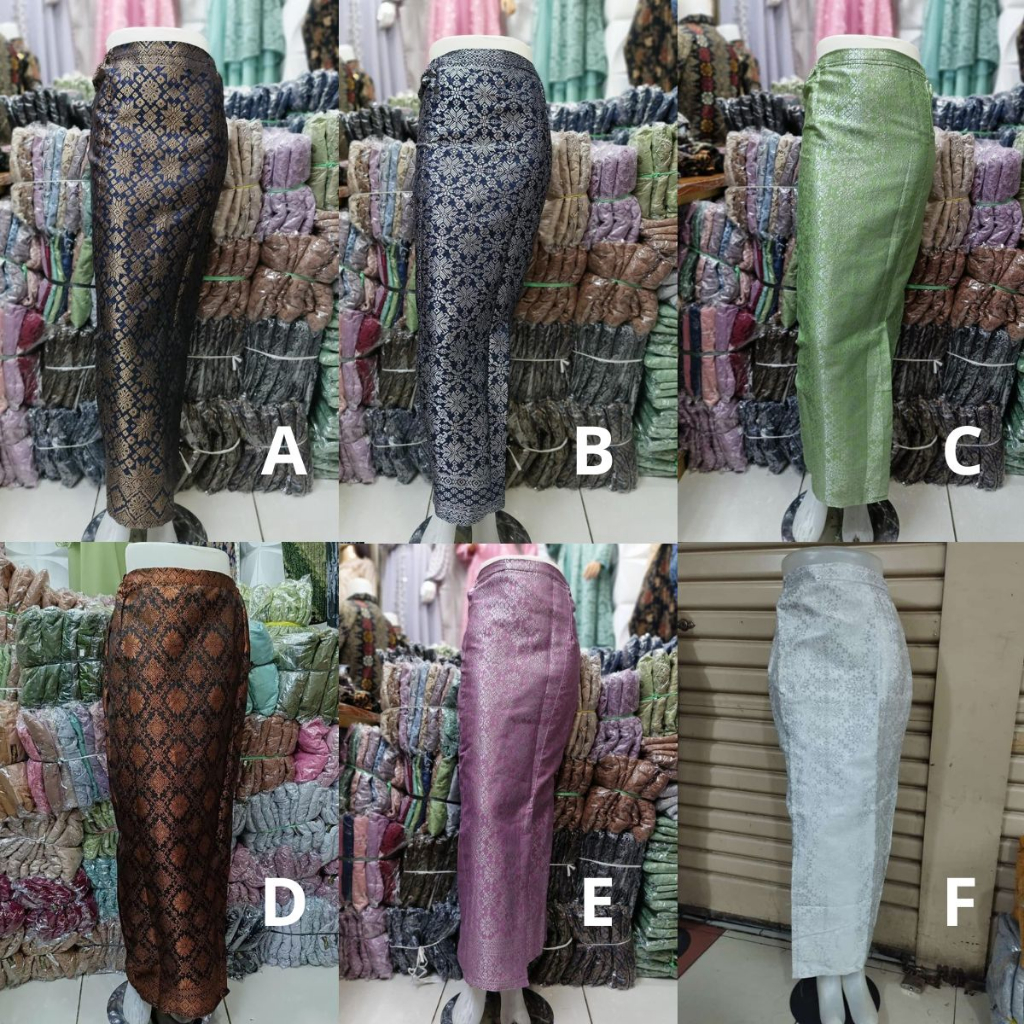 Jual Rok Instan Premiun Songket / Rok Bawahan Tradisional / Bawahan Rok ...