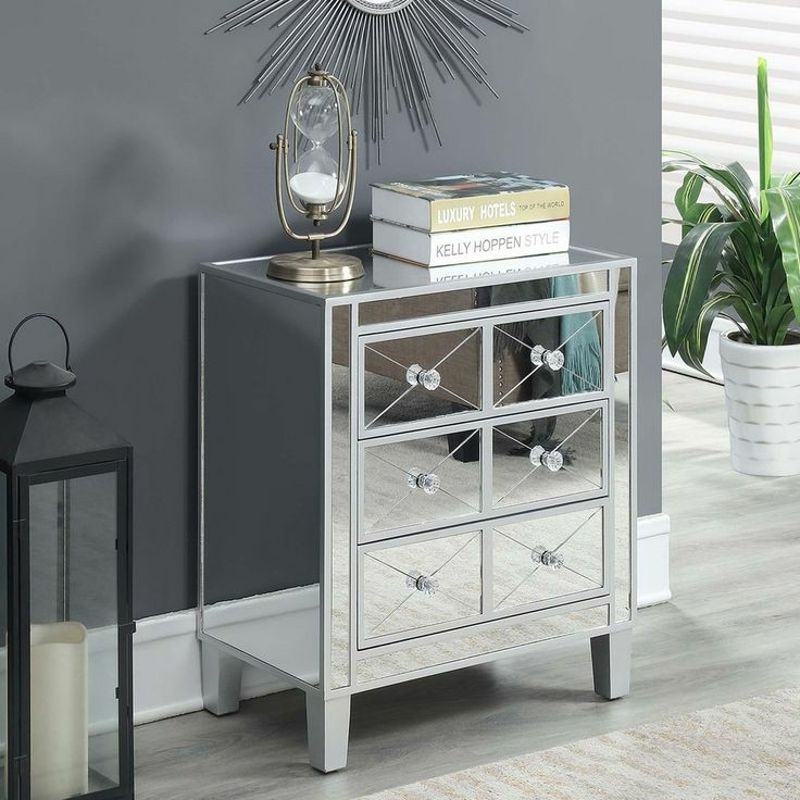 Jual Kabinet Model 6 Laci Desain Cermin Bahan Kayu Mahoni/MDF | Shopee ...