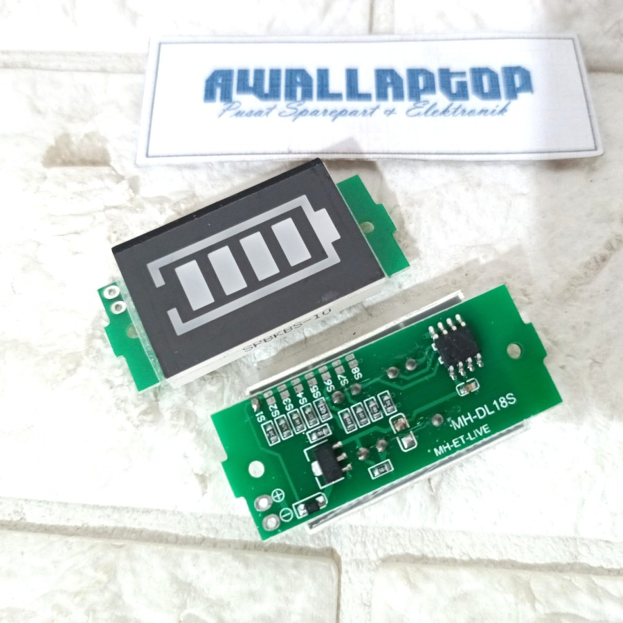 Jual universal indikator baterai 18650 lithium 3.7v 1s 2s 3s 4s 5s 6s ...