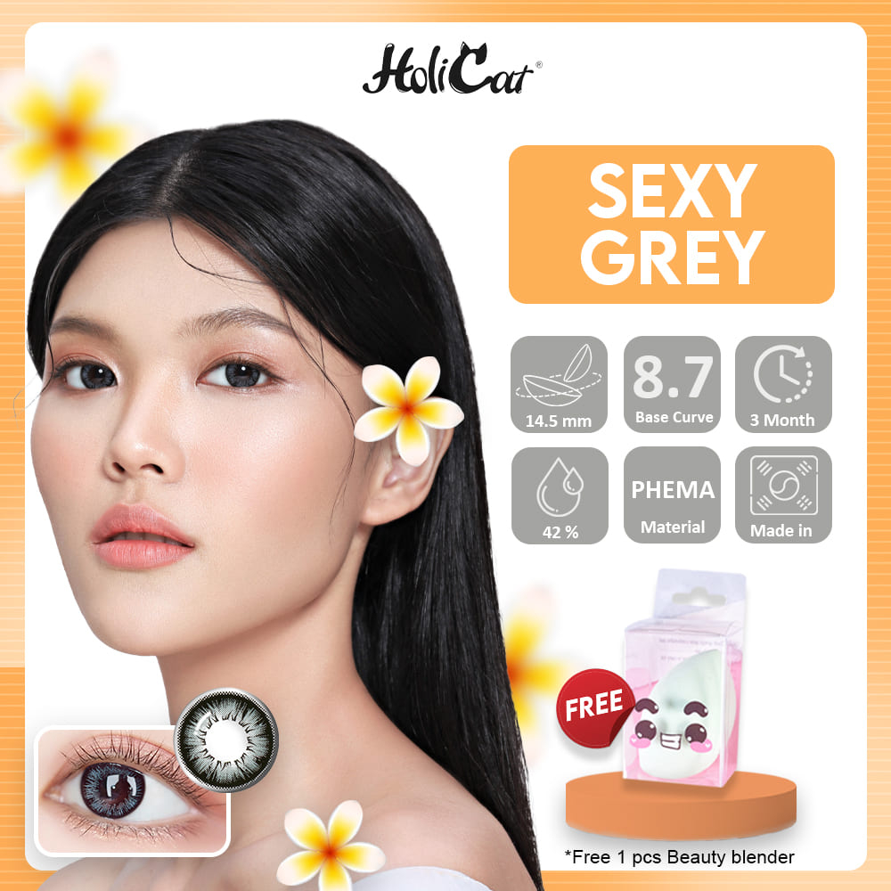 Jual Geolica Holicat Softlens Sexy Grey | Shopee Indonesia