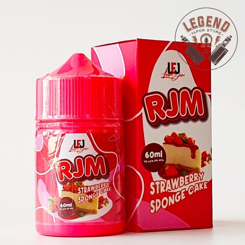 Jual FREEBASE - LIQUID RJM Strawberry Sponge Cake 60ML 3MG 6MG ...
