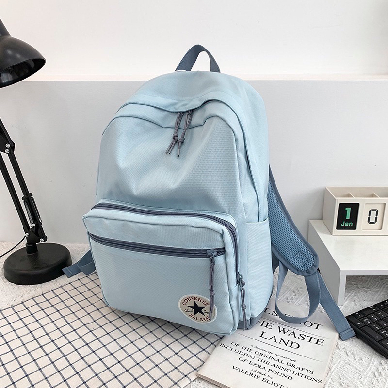 Jual TAS RANSEL // BACKPACK CONVERSE ALL STAR SOFT BLUE | Shopee Indonesia