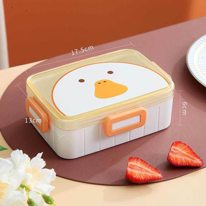 Jual Lunch Box Kotak Makan Anak Animal | Snack Box Anak Duck Bear ...