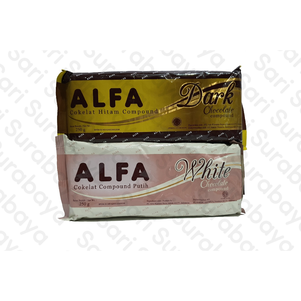 Jual Alfa Chocolate Compound 250gr/500gr All Variant | Shopee Indonesia