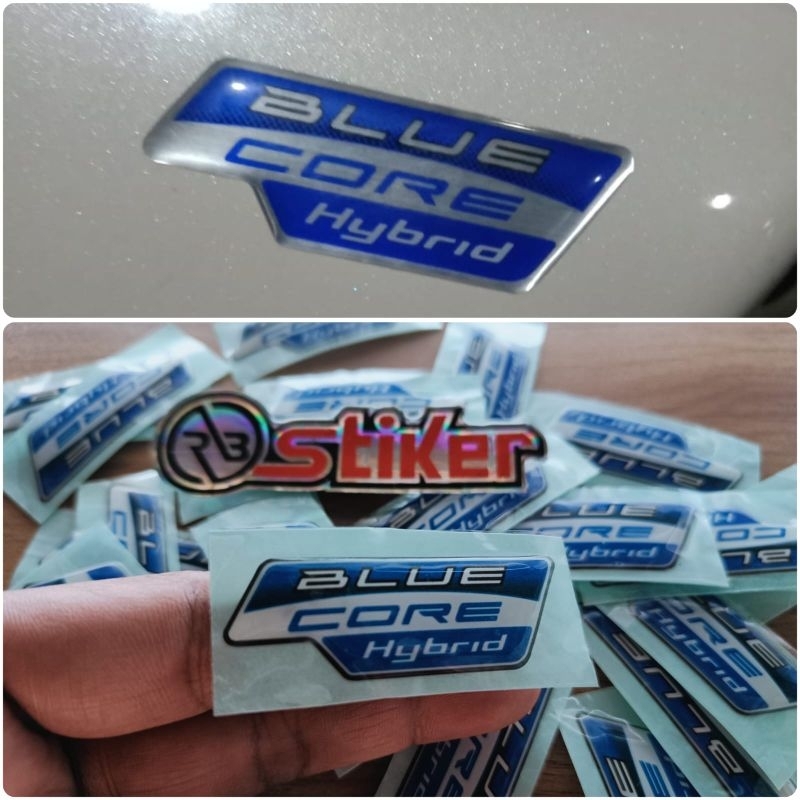Jual Emblem blue core hybrid yamaha timbul emblem bluecore | Shopee Indonesia