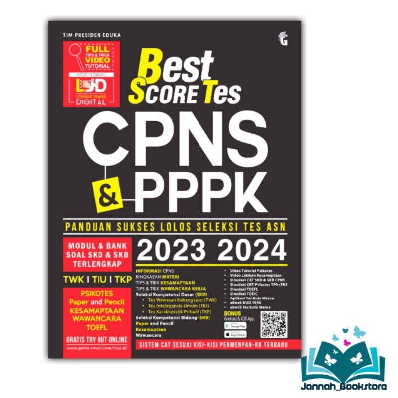 Jual BUKU CPNS 2024 - BEST SCORE TES CNS & PPPK 2023 - 2024 | Shopee ...
