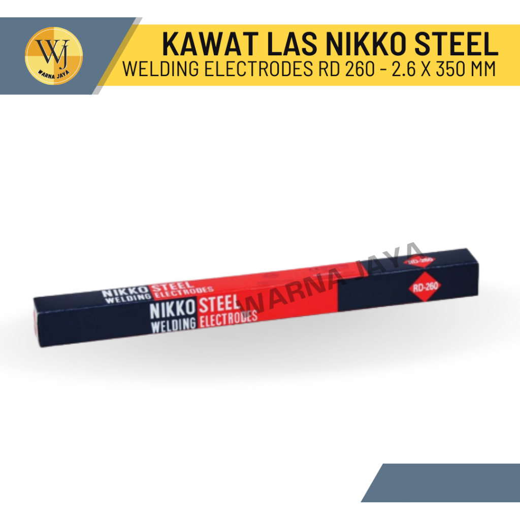 Jual Kawat Las Listrik 2.6 mm / Elektroda Nikko RD 260 Diameter 2.6 1kg | Shopee Indonesia